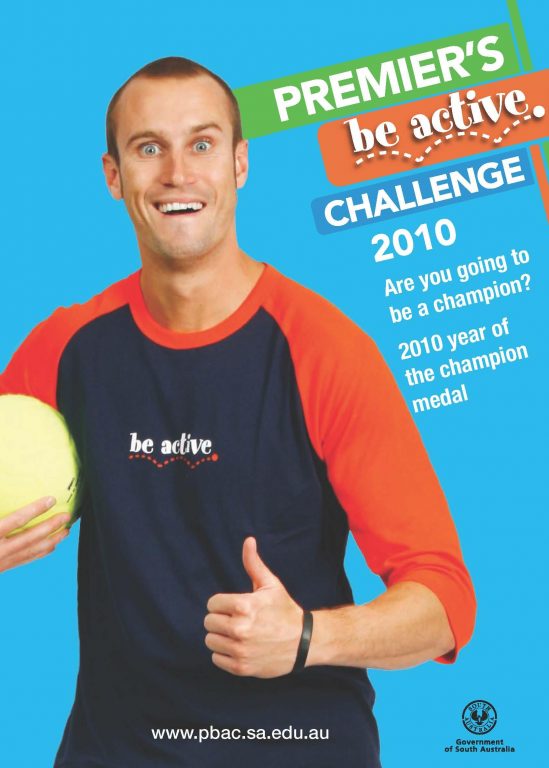 Poster History | Premiers be active Challenge SA