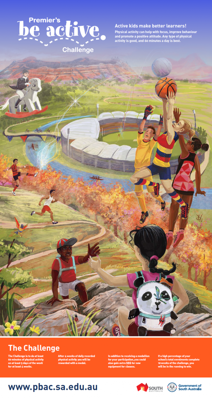 Poster History | Premiers be active Challenge SA