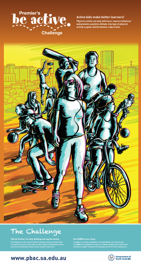 Poster History | Premiers be active Challenge SA