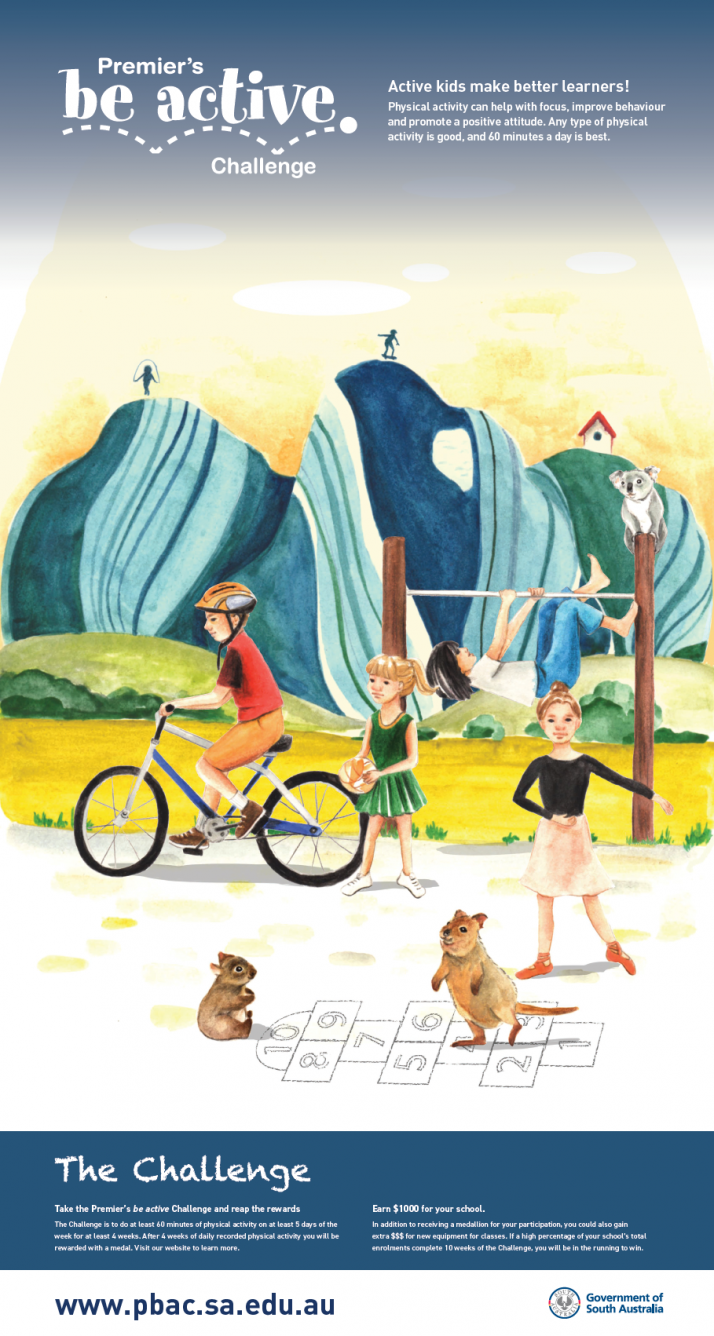 Poster History | Premiers be active Challenge SA