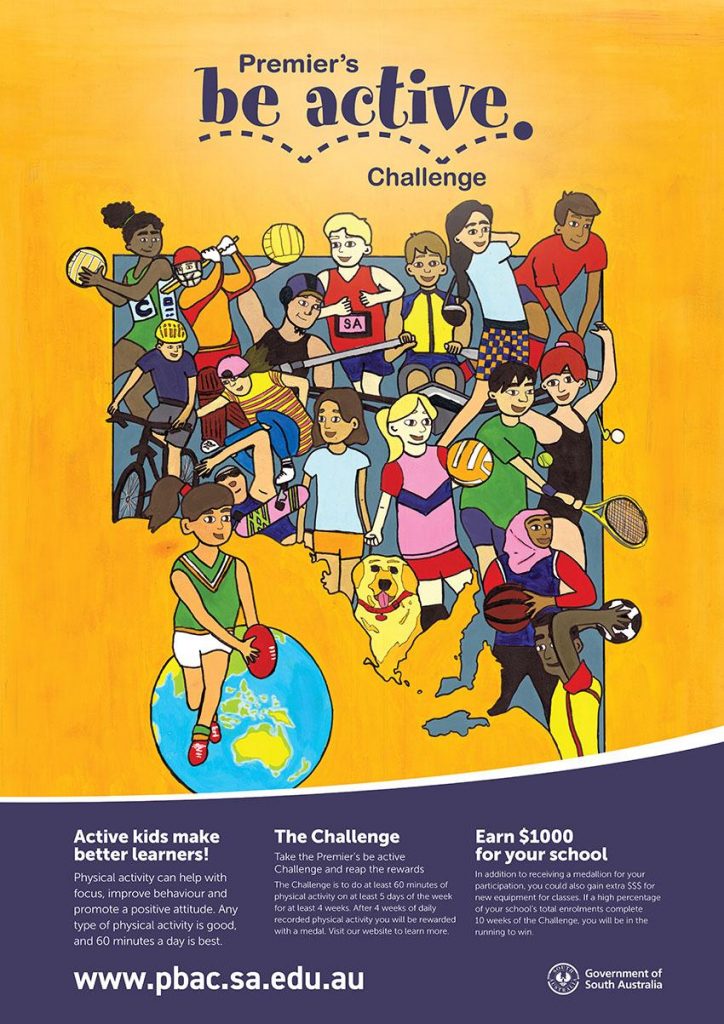 Poster History | Premiers be active Challenge SA