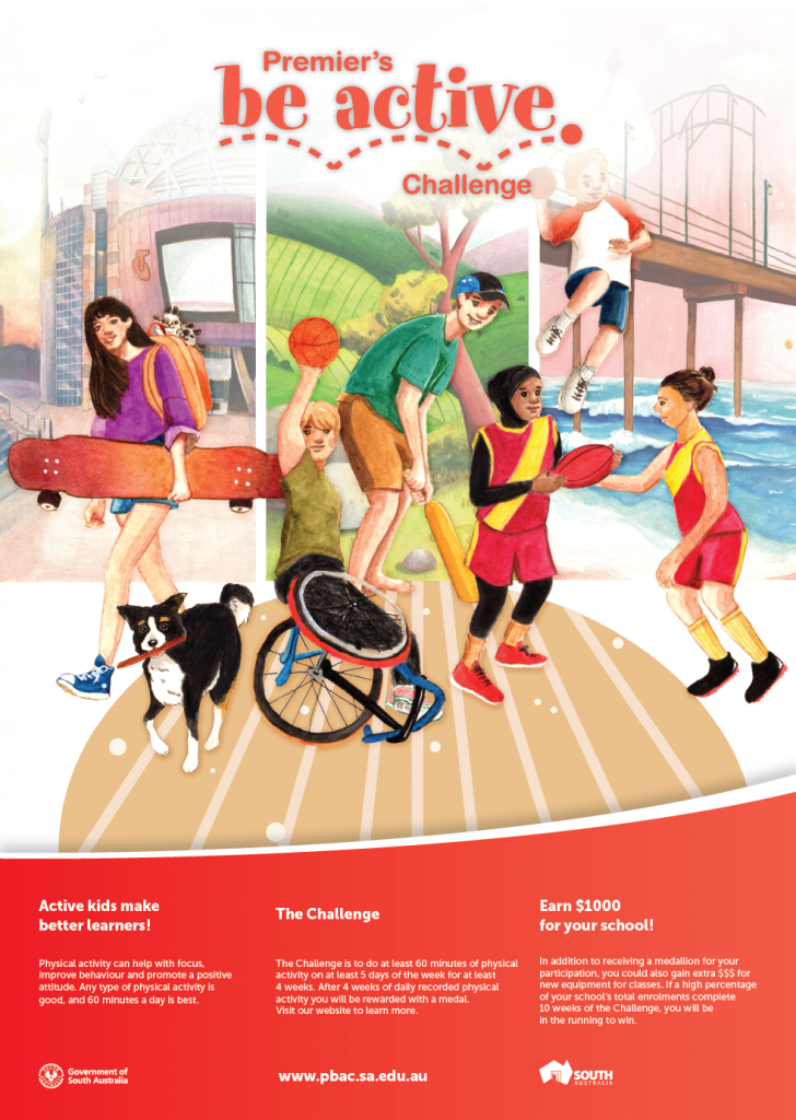 Poster History | Premiers be active Challenge SA