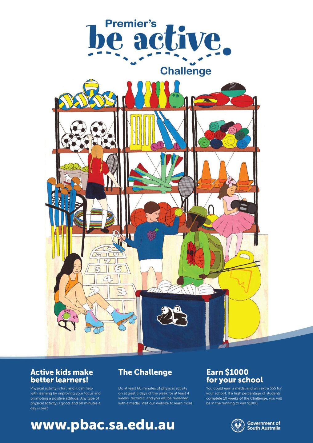 Poster History | Premiers be active Challenge SA