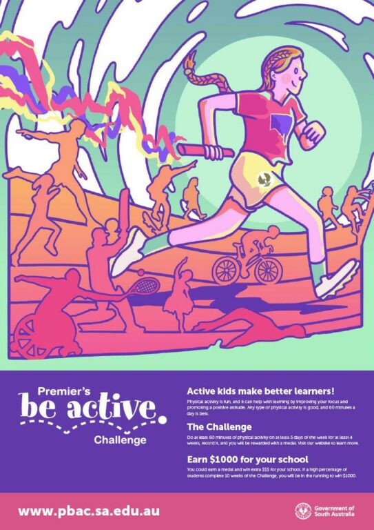 Poster History | Premiers be active Challenge SA