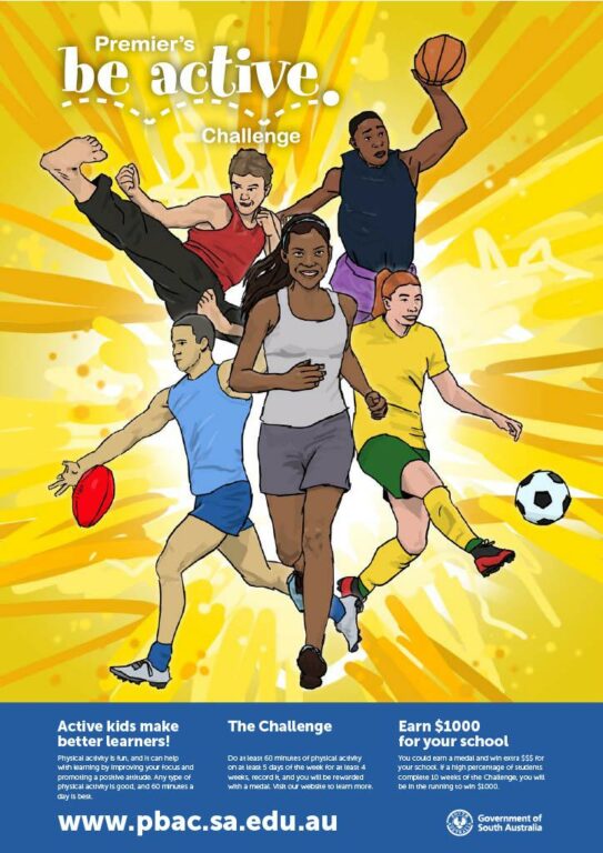 Poster History | Premiers be active Challenge SA