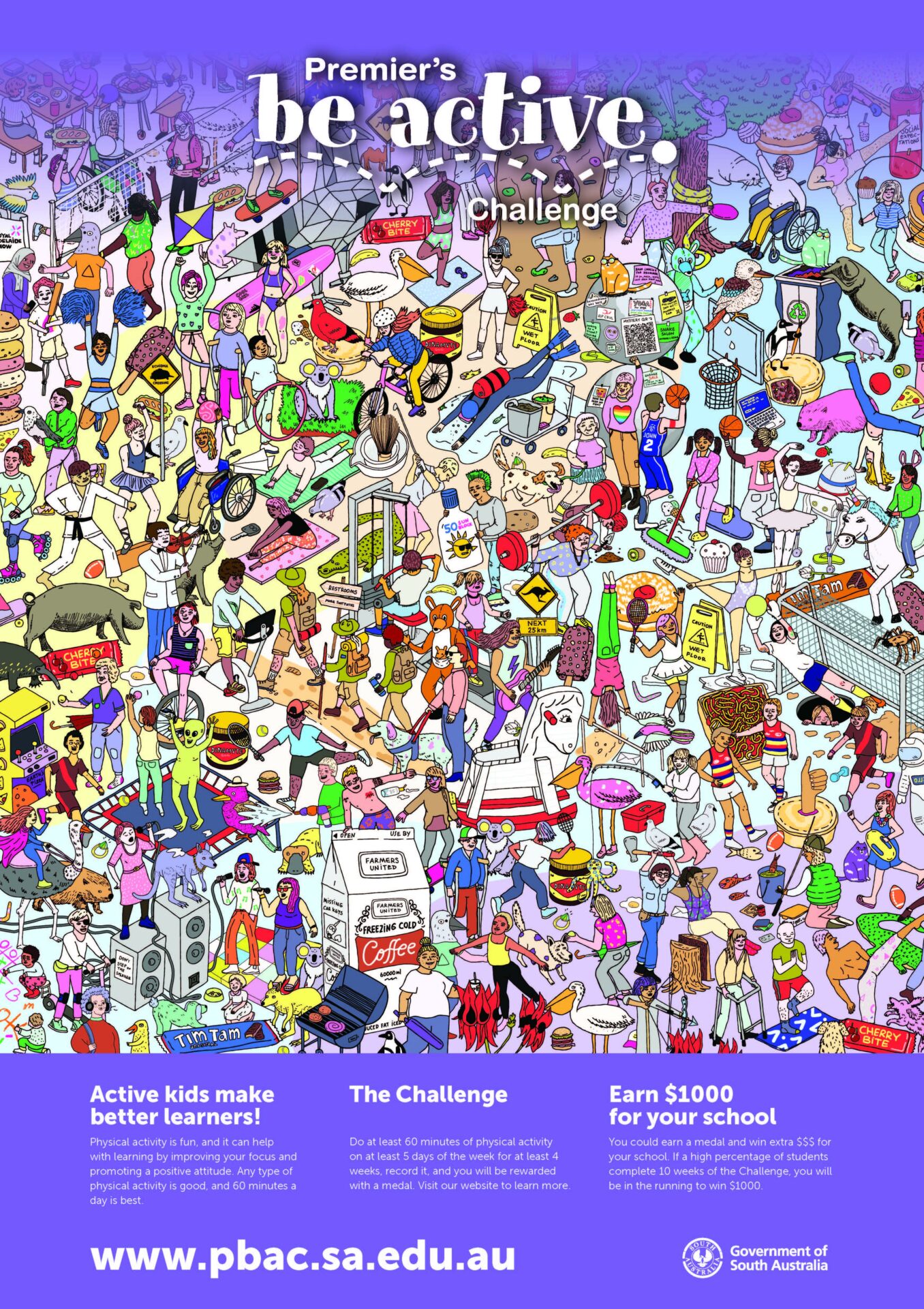 Poster History | Premiers be active Challenge SA